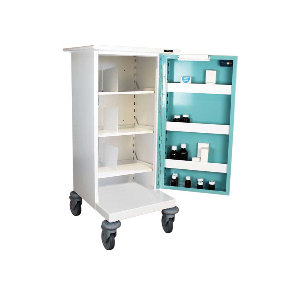 30 Cassette Nomad Drugs Trolley | EMT Healthcare